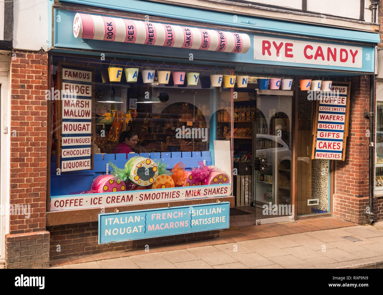 Sweet Shop Rye, East Sussex Stock Photo - Alamy
