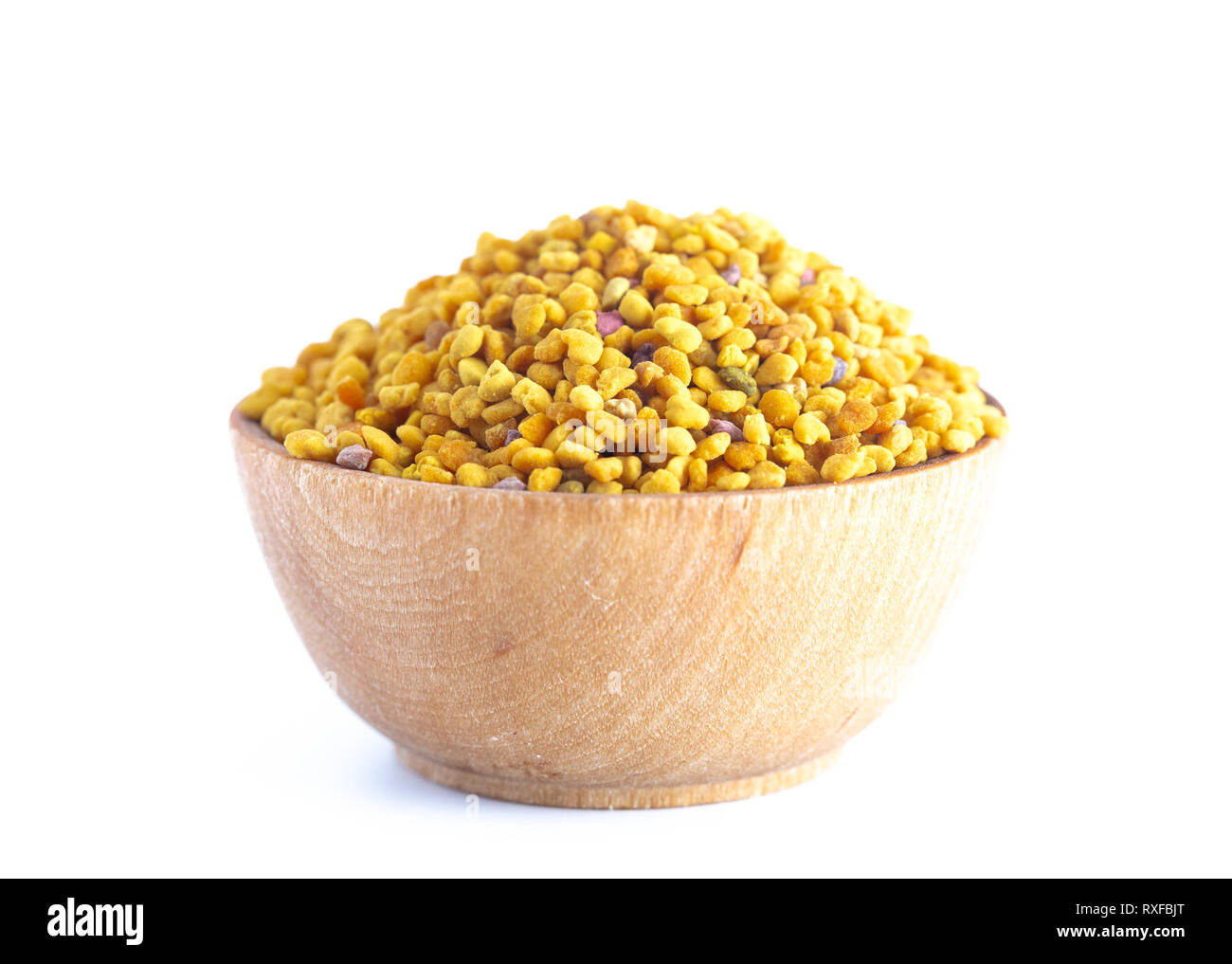 A Bowl of Pellets of Yellow Bee Pollen Stock Photo - Alamy