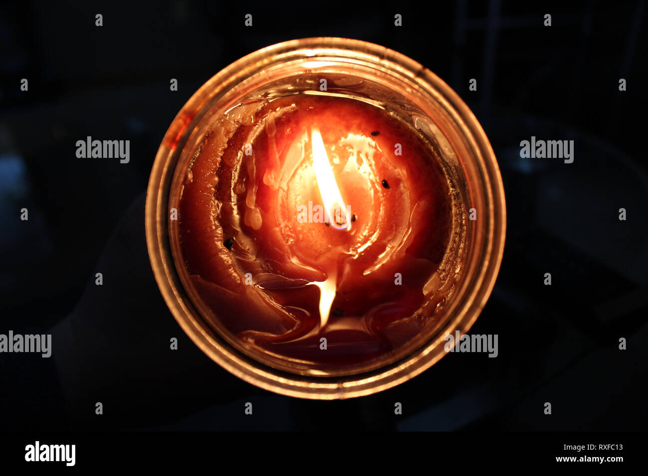 Night Candle art Stock Photo - Alamy