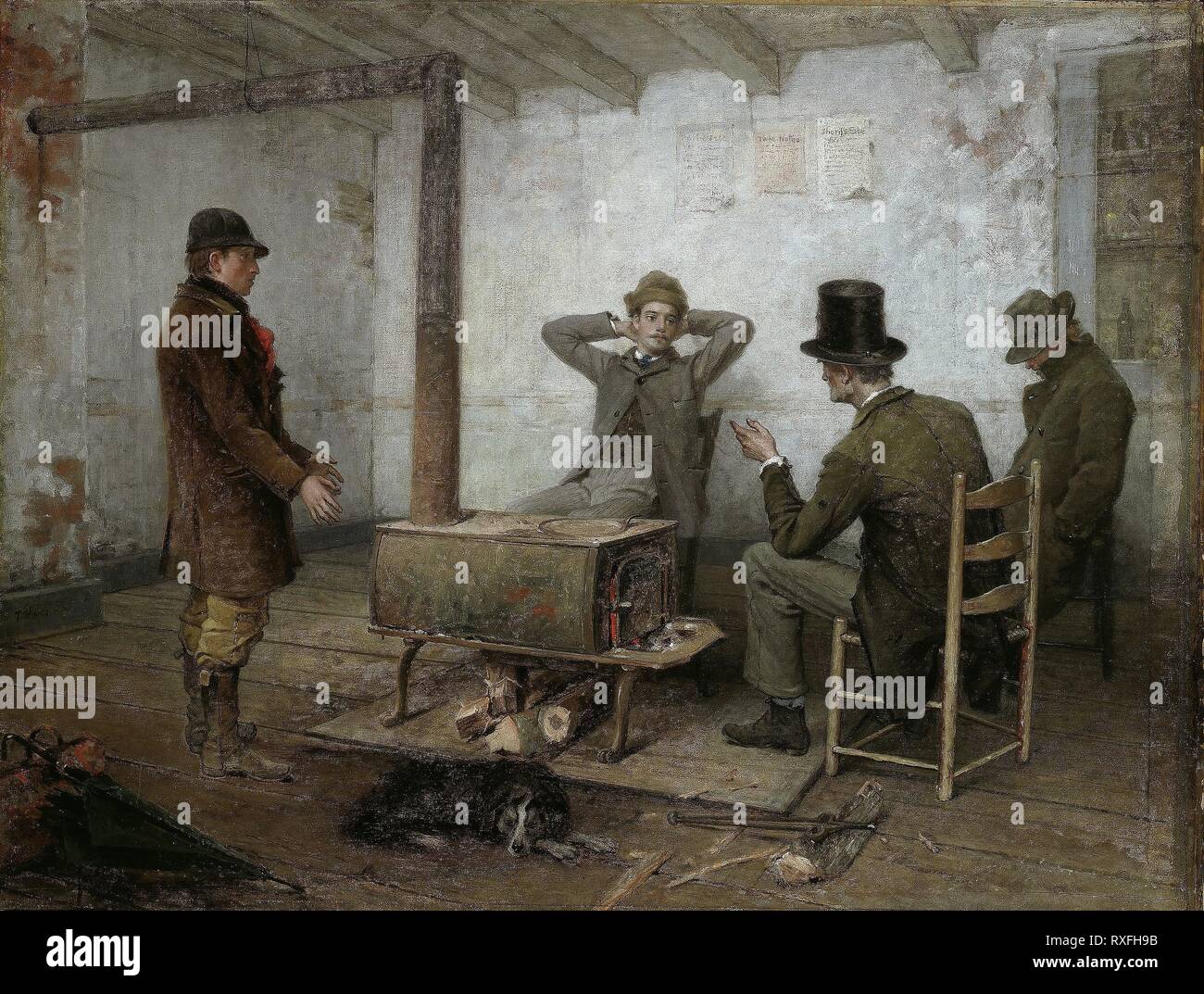 A Friendly Warning. Thomas Hicks; American, 1823-1890. Date: 1881-1890 ...