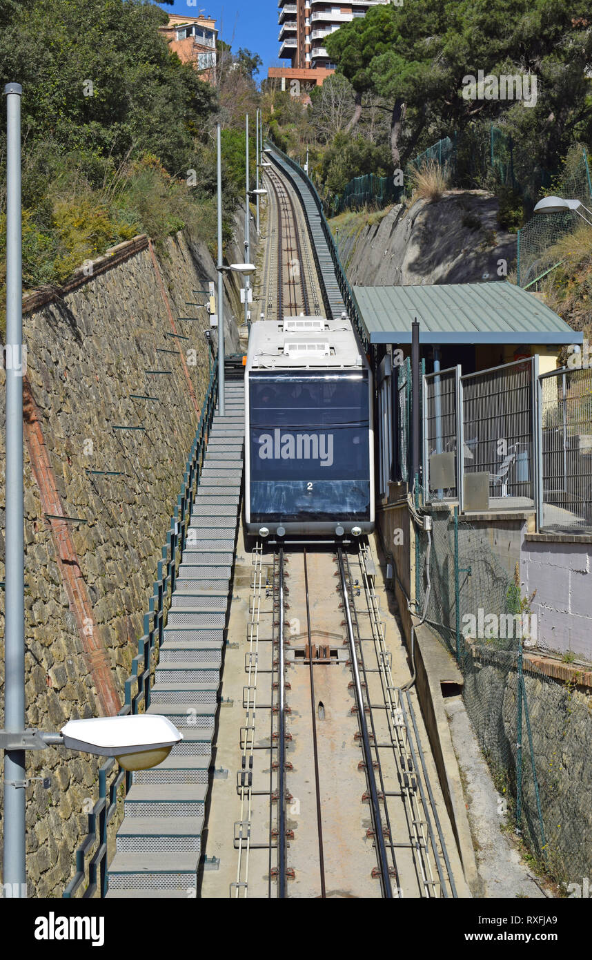 Funicular barcelona hi-res stock photography and images - Alamy