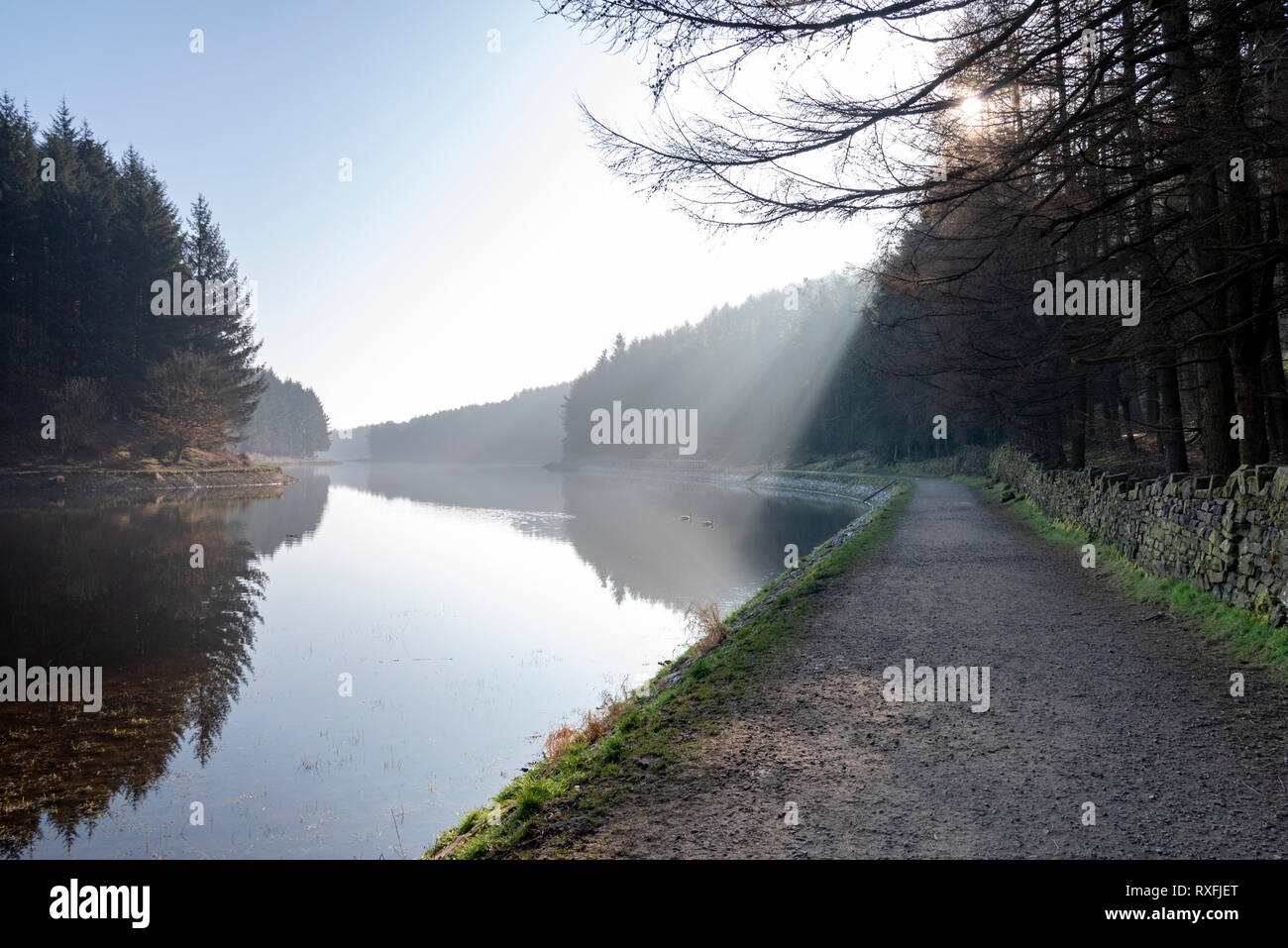 Entwistle reservoir near Bolton Stock Photo - Alamy