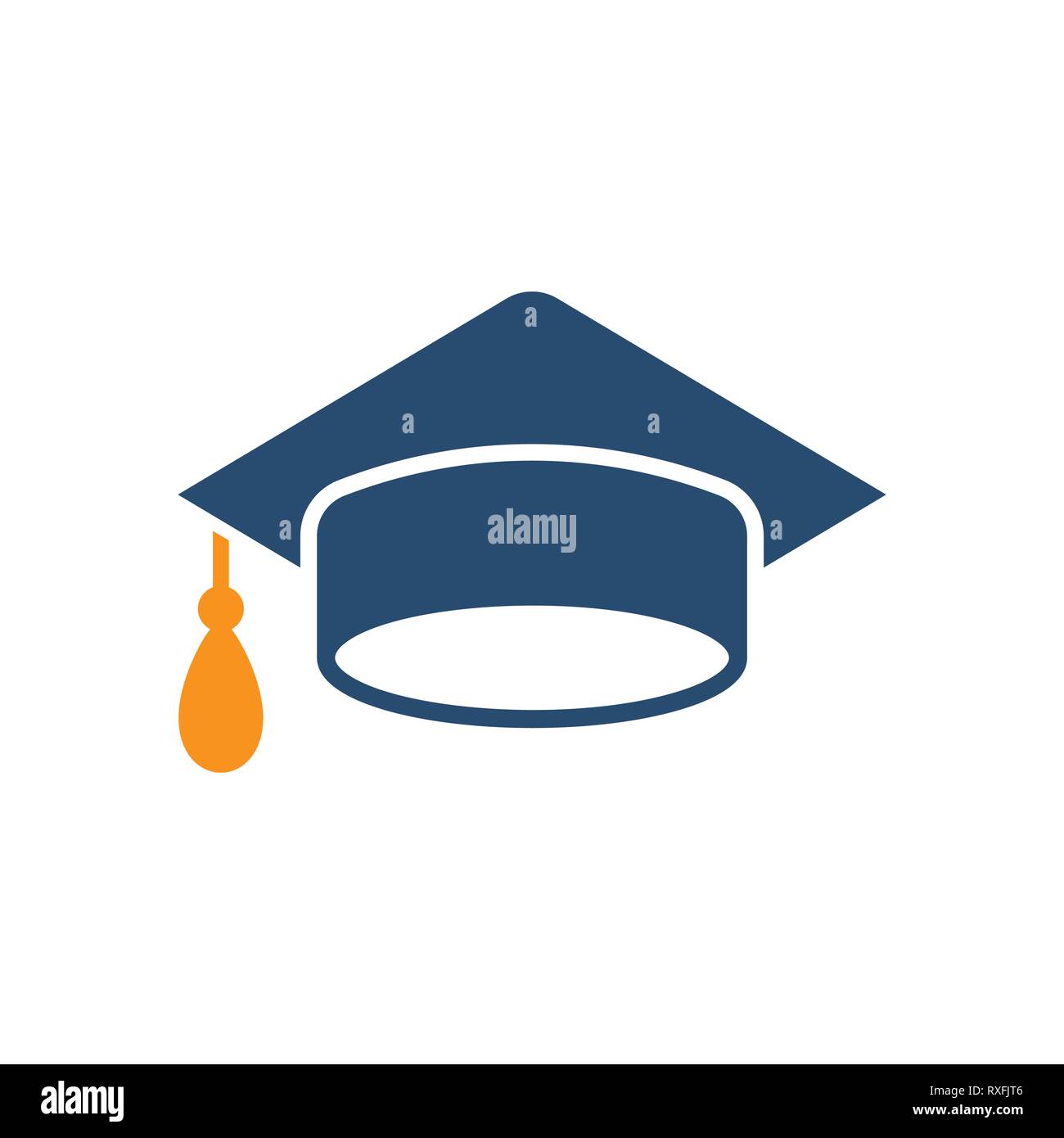 Blue Graduation Icon