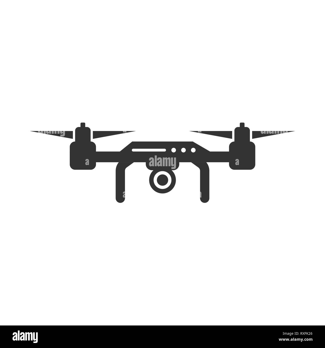 Remote surveillance flat white Black and White Stock Photos & Images ...