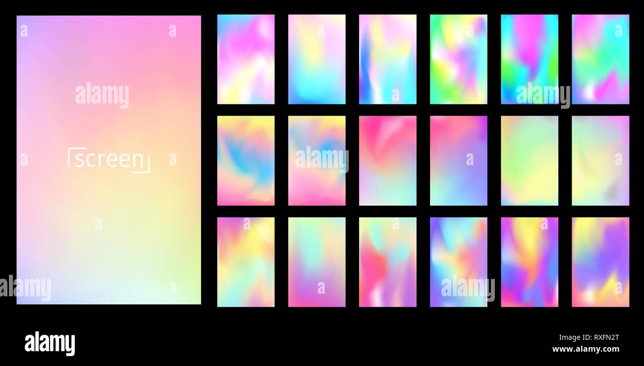 Bright color background with mesh gradient texture for brochure ...