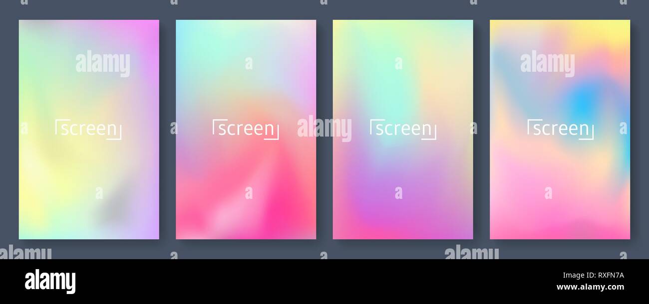 Bright color background with mesh gradient texture for brochure ...