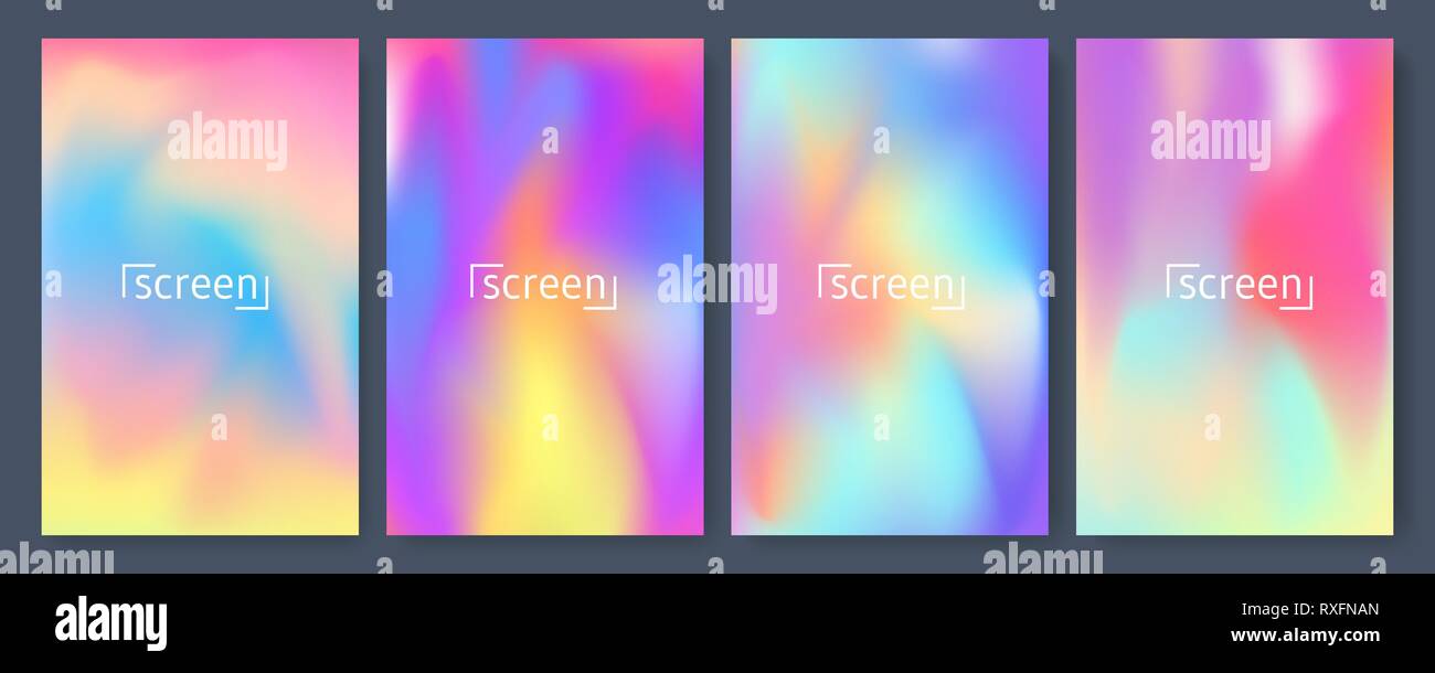 Bright color background with mesh gradient texture for brochure ...