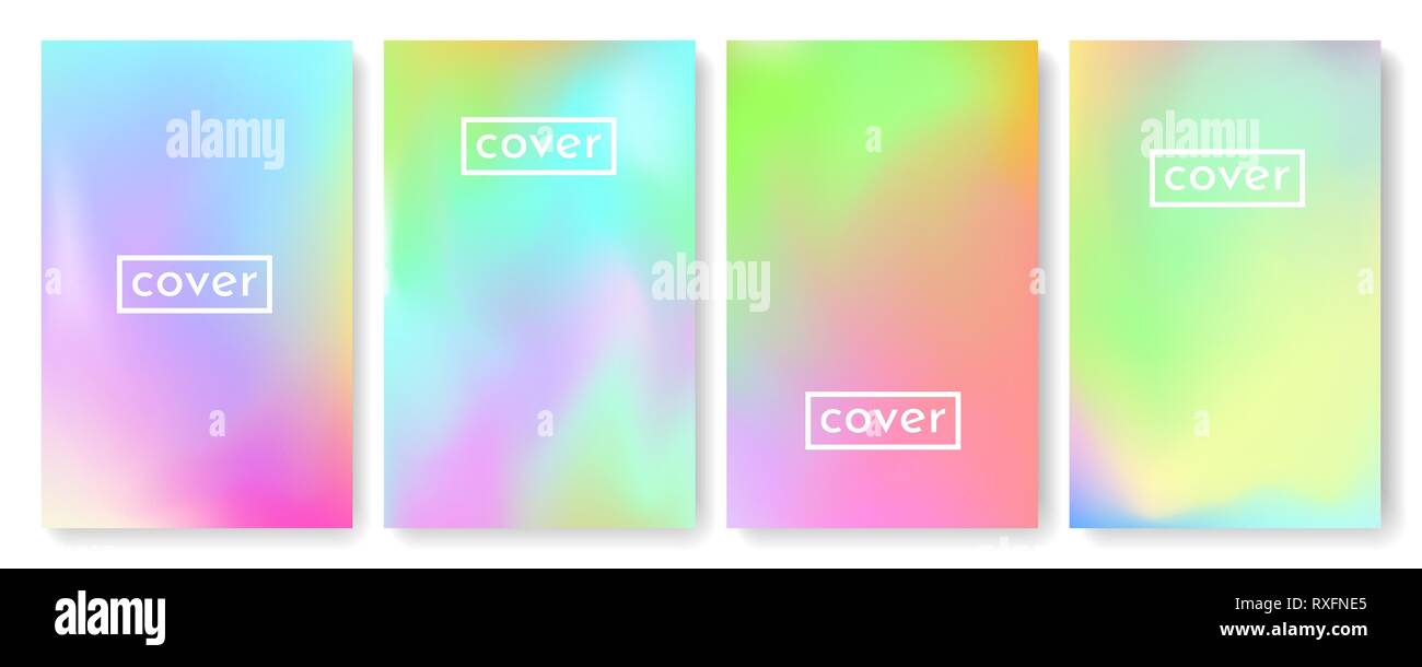 Bright color background with mesh gradient texture for brochure ...