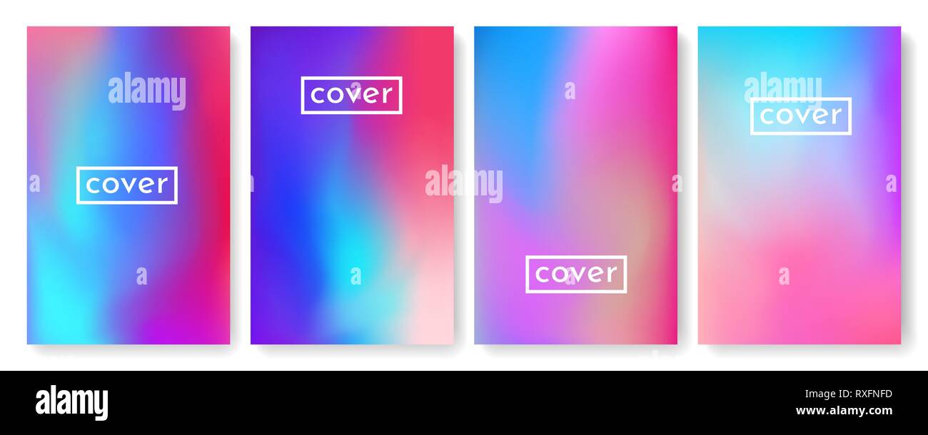 Bright color background with mesh gradient texture for brochure ...