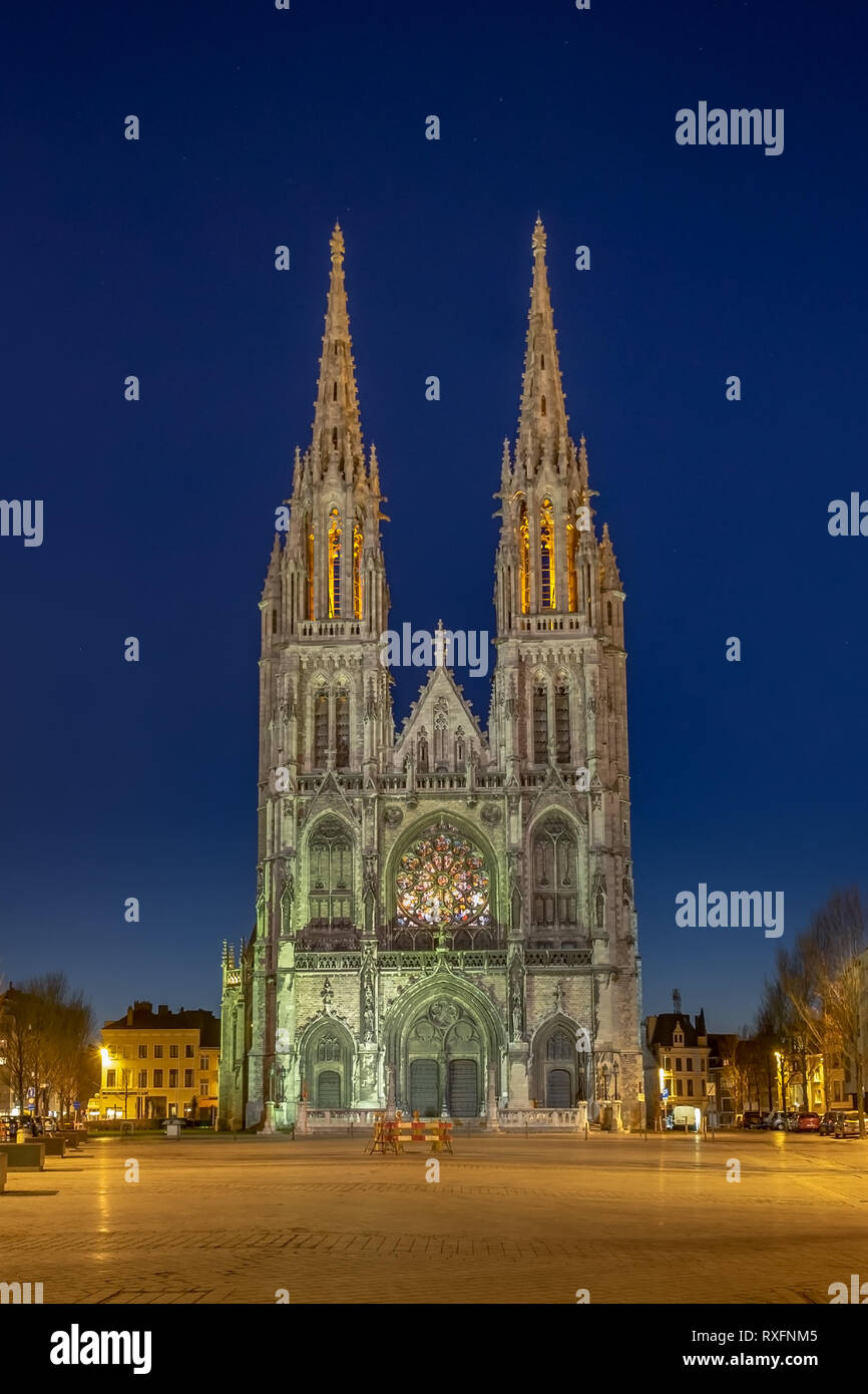 Church of Saint Peter and Saint Paul in the center of Ostend in Belgium ...