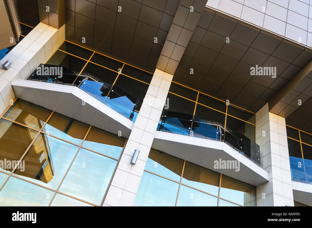 Anti-Bird Spikes on Modern Building . Spikes for Building Facades ...