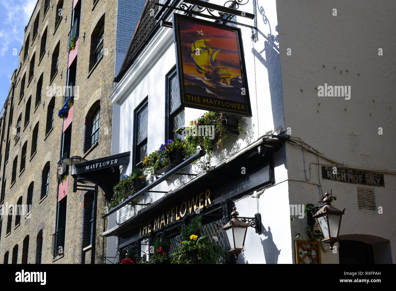 Mayflower Pub, Rotherhithe, London, United Kingdom Stock Photo - Alamy