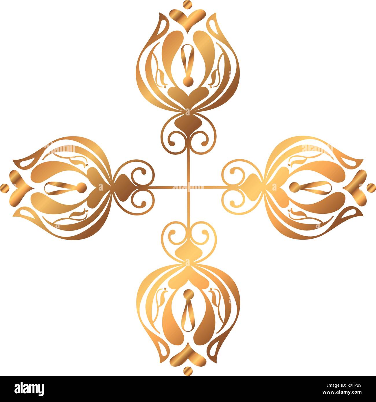 frame golden victorian style Stock Vector Image & Art - Alamy