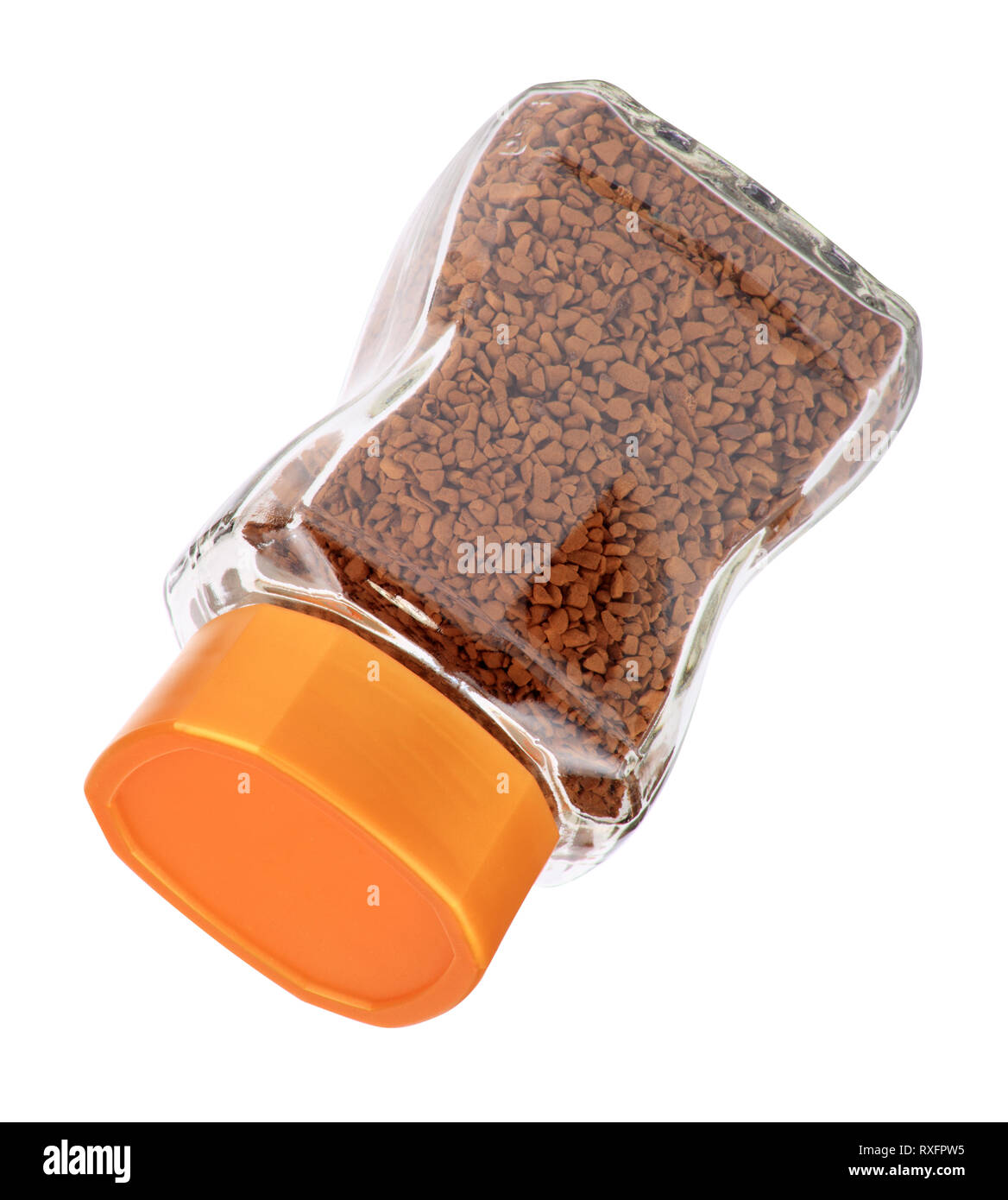 jar of instant coffee isolated Stock Photo - Alamy