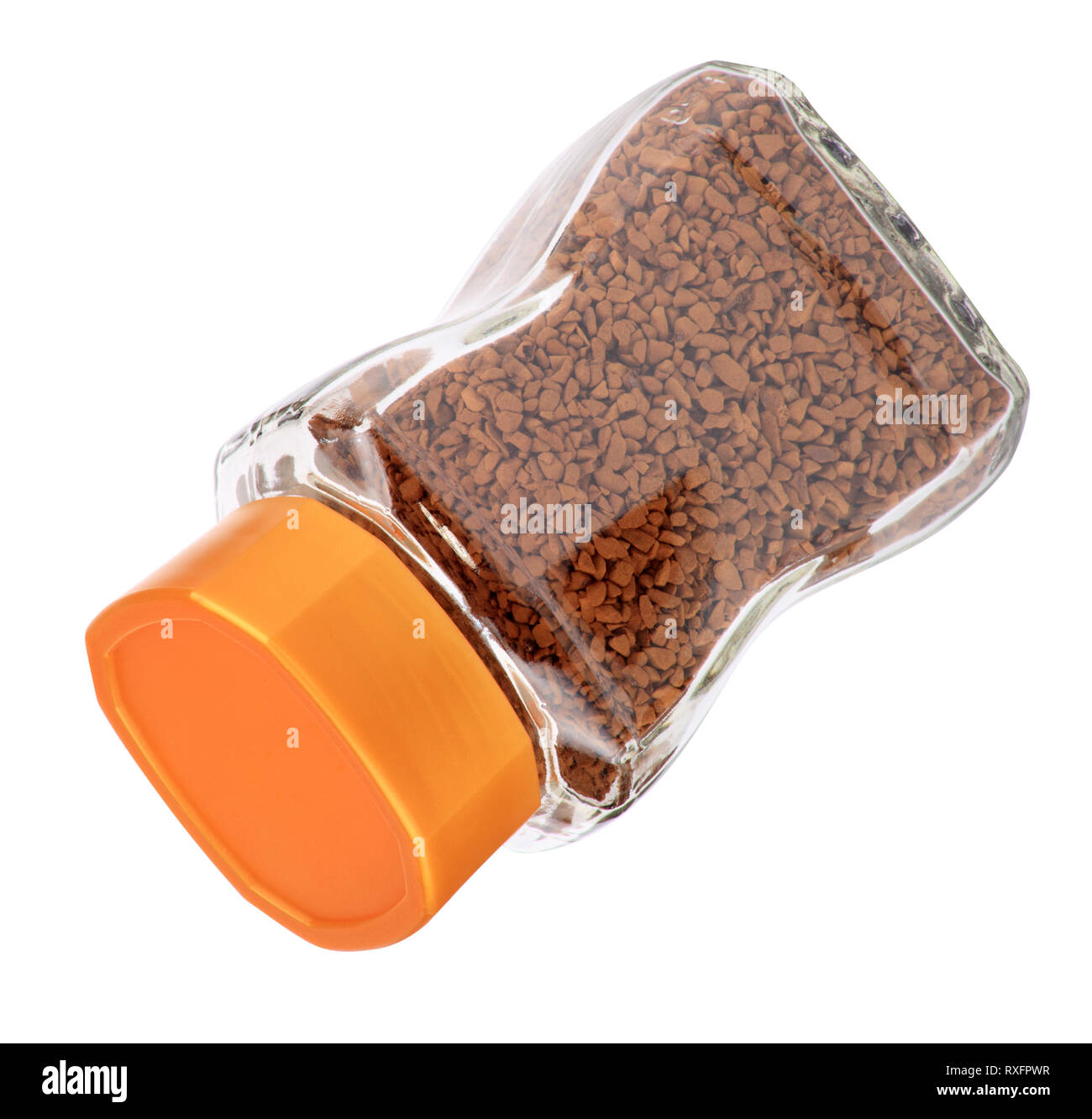 jar of instant coffee isolated Stock Photo - Alamy