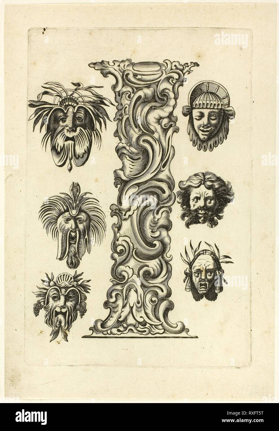 Letter I. Peter Aubry; German, 1596-1668. Date: 1630. Dimensions: 226 x ...