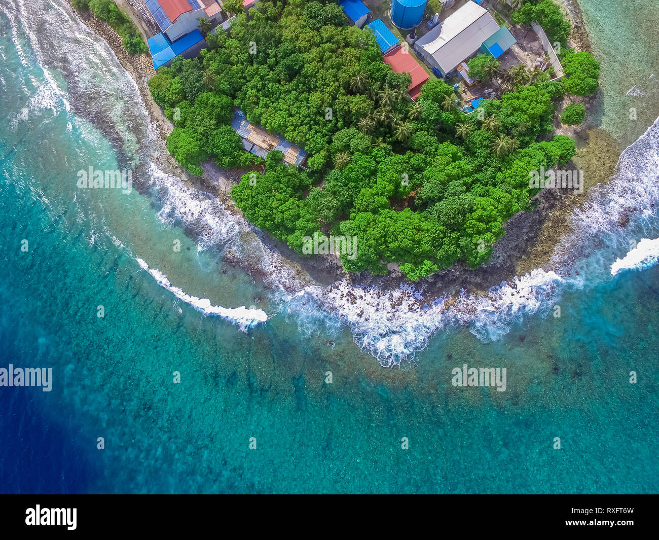 Maldives village life hi-res stock photography and images - Alamy