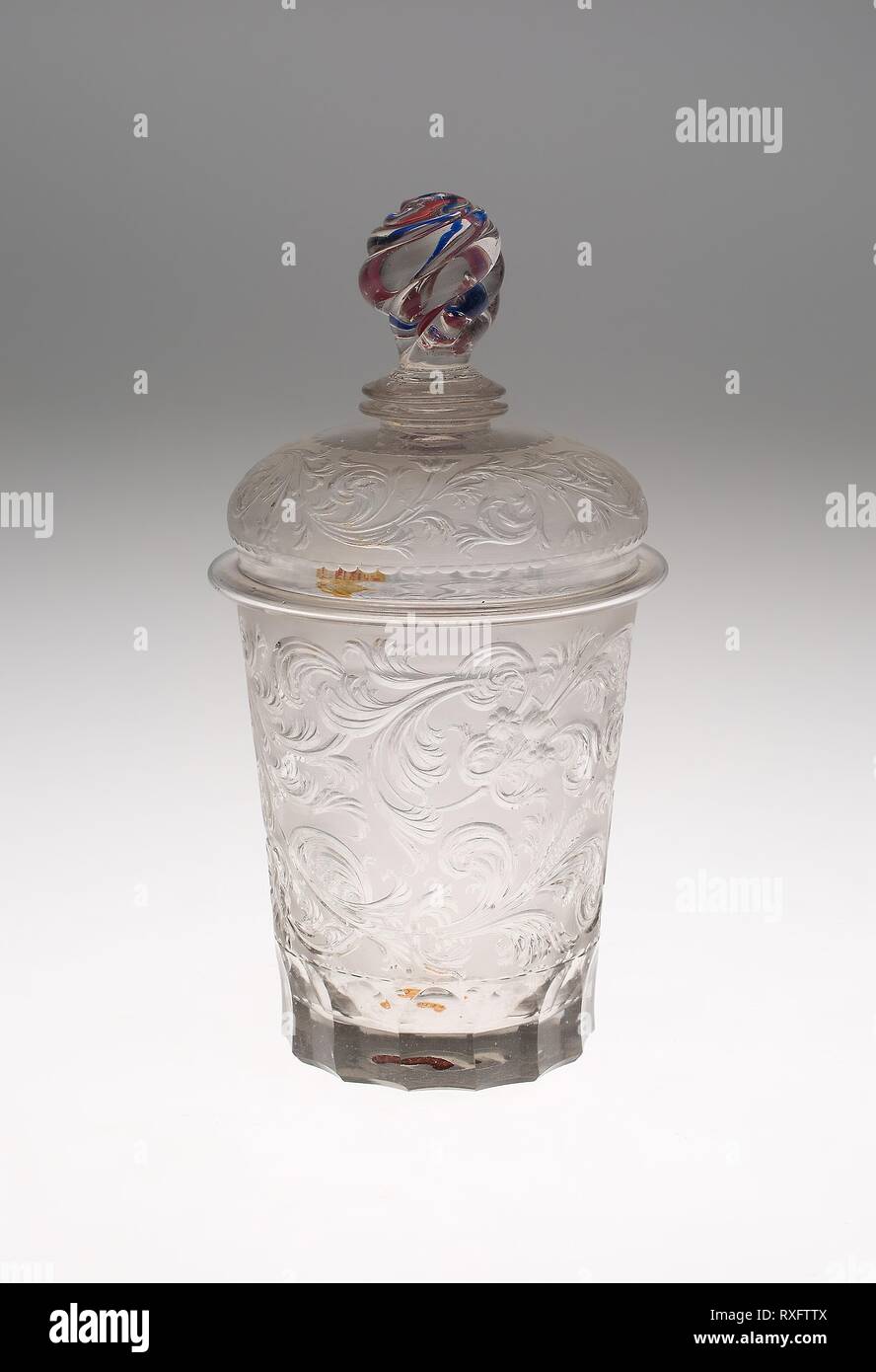 Tumbler with Cover. Germany, Potsdam. Date: 1700-1725. Dimensions: H ...