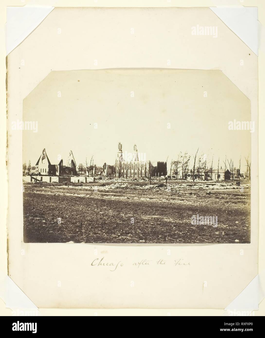 Chicago After the Fire. Artist Unknown; American, active late 19th ...