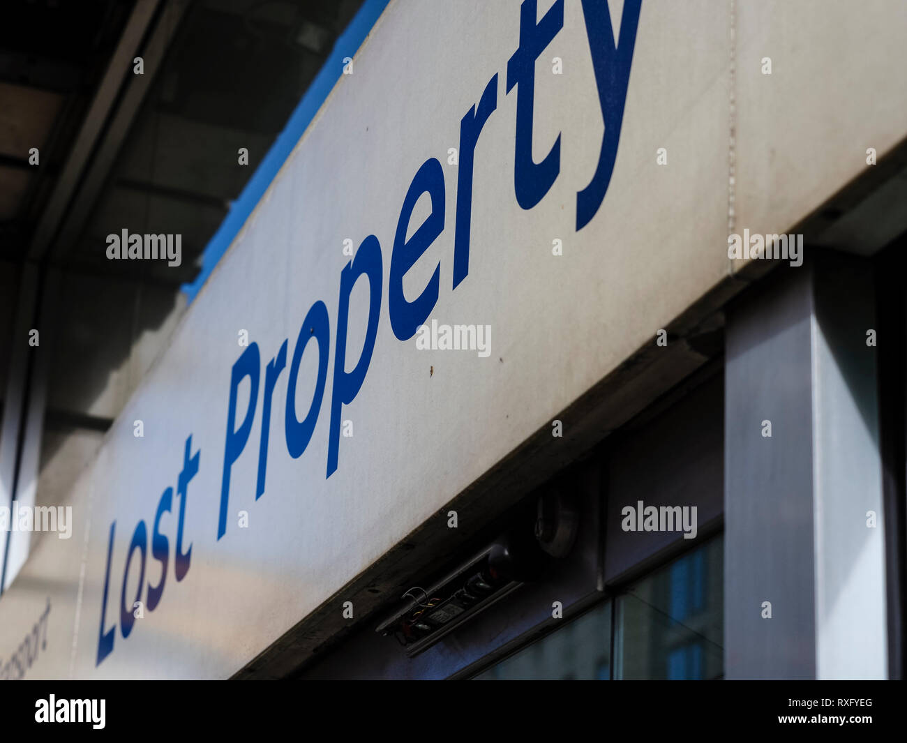 London Transport Lost Property Stock Photo - Alamy
