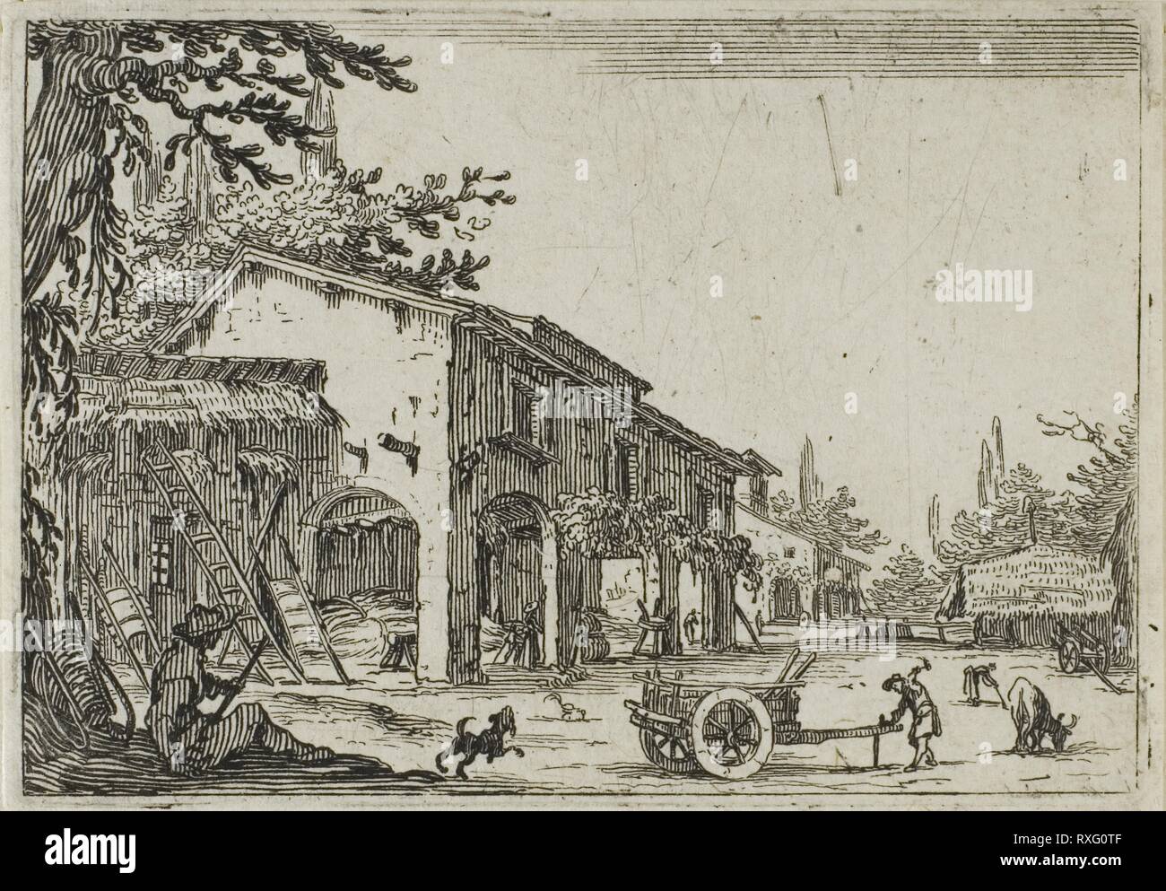 The Factory, from The Caprices. Jacques Callot; French, 1592-1635. Date ...