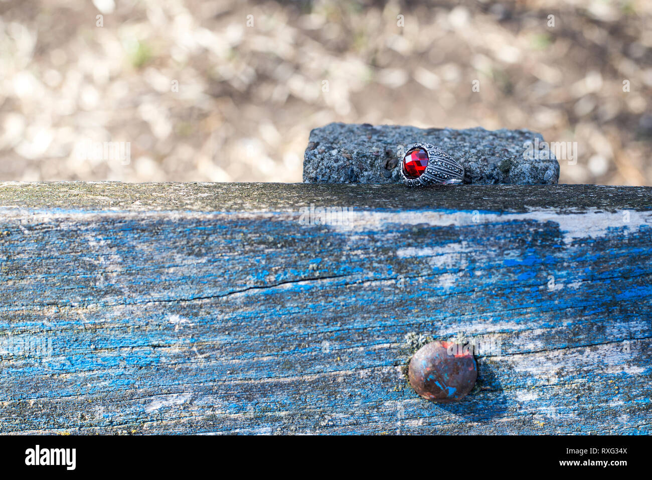 Ring in natural environment Stock Photo - Alamy
