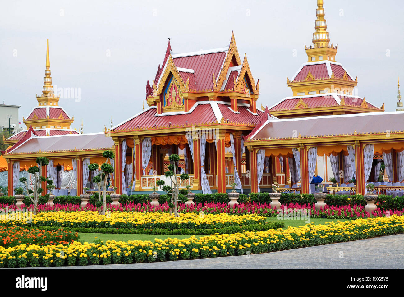 thai funeral pavilion in Bangkok,Thailand Stock Photo - Alamy