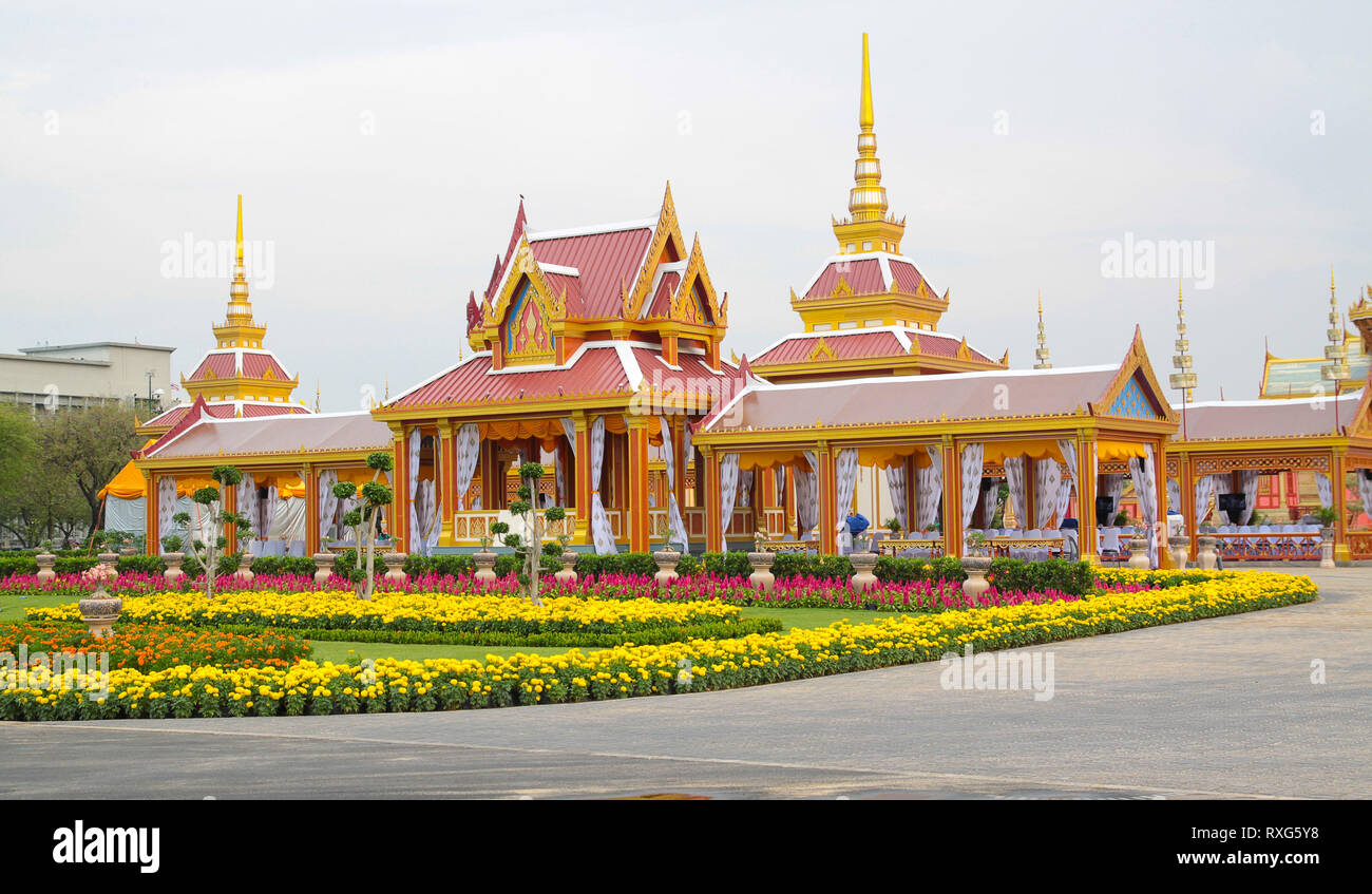 thai funeral pavilion in Bangkok,Thailand Stock Photo - Alamy