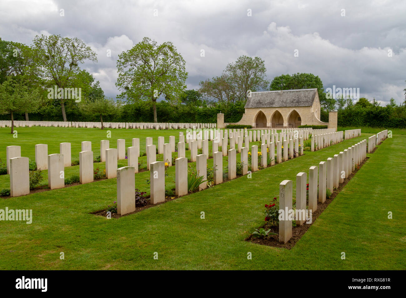 France wwii cemetery in normandy hi-res stock photography and images ...