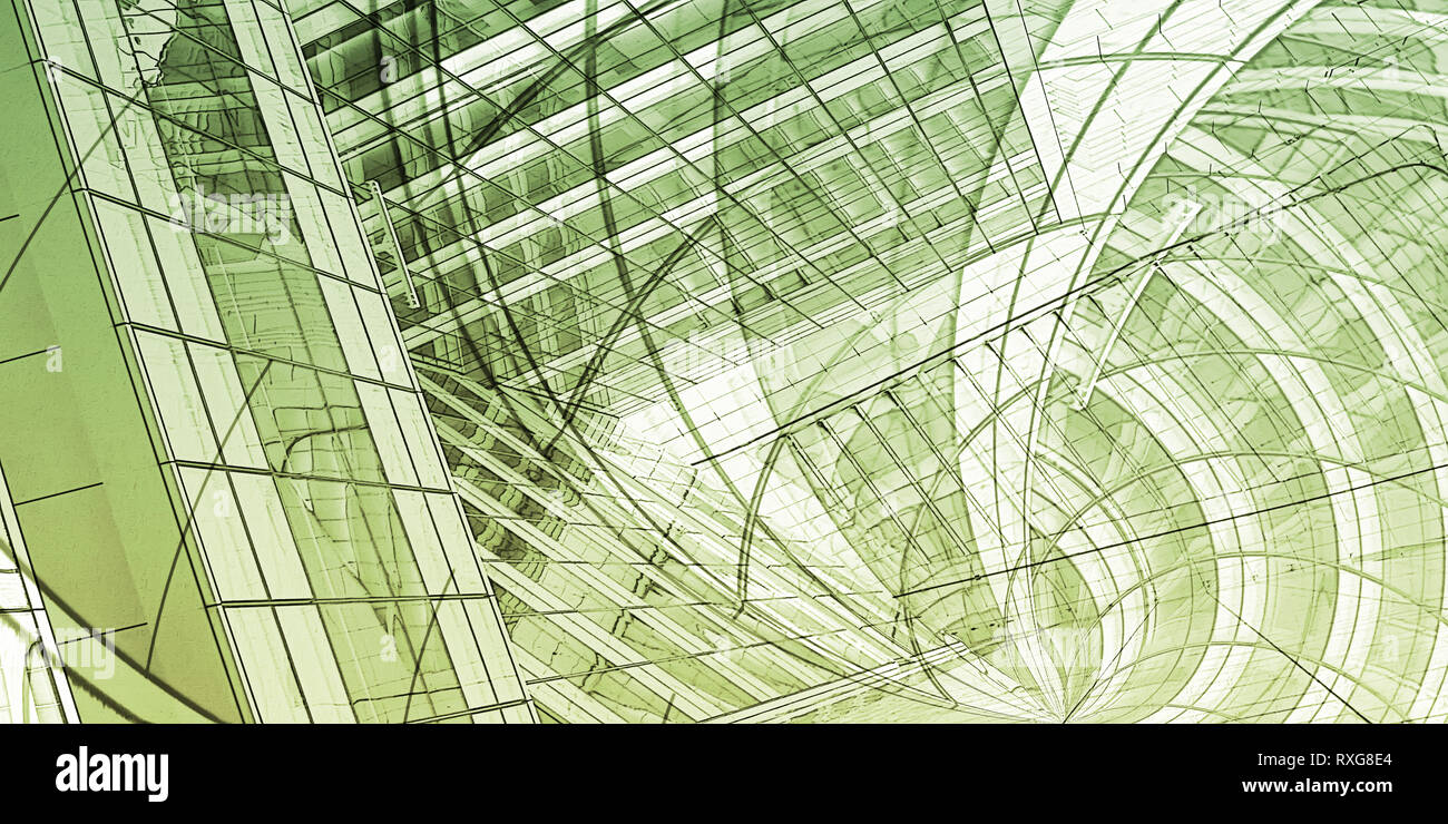 Architectural abstract drawing hi-res stock photography and images - Alamy