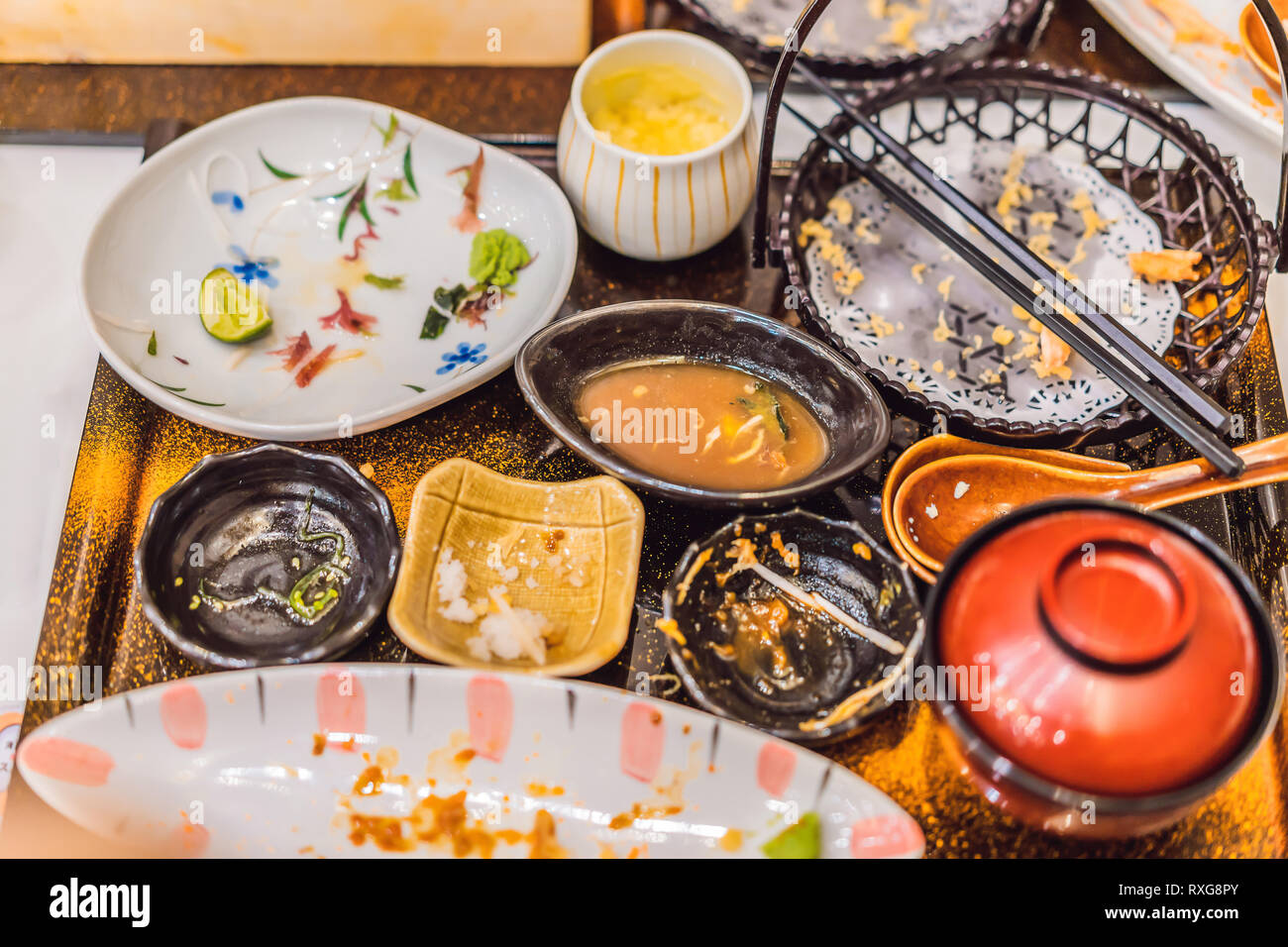 Messy Dining Table Stock Photos & Messy Dining Table Stock Images - Alamy