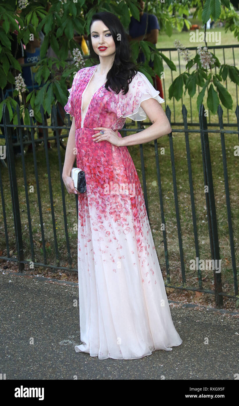 Emma miller attending the uk premiere of what if hi-res stock ...
