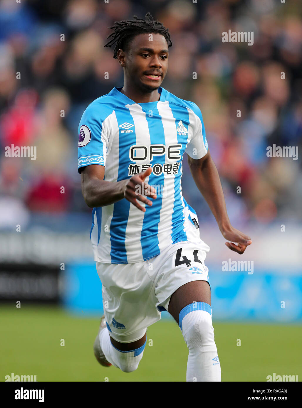Huddersfield Town's Aaron Rowe during the Premier League match at the ...