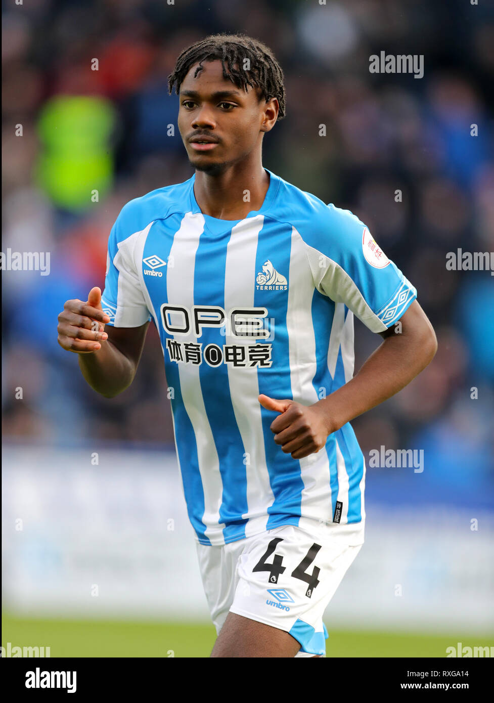 Huddersfield Town's Aaron Rowe during the Premier League match at the ...