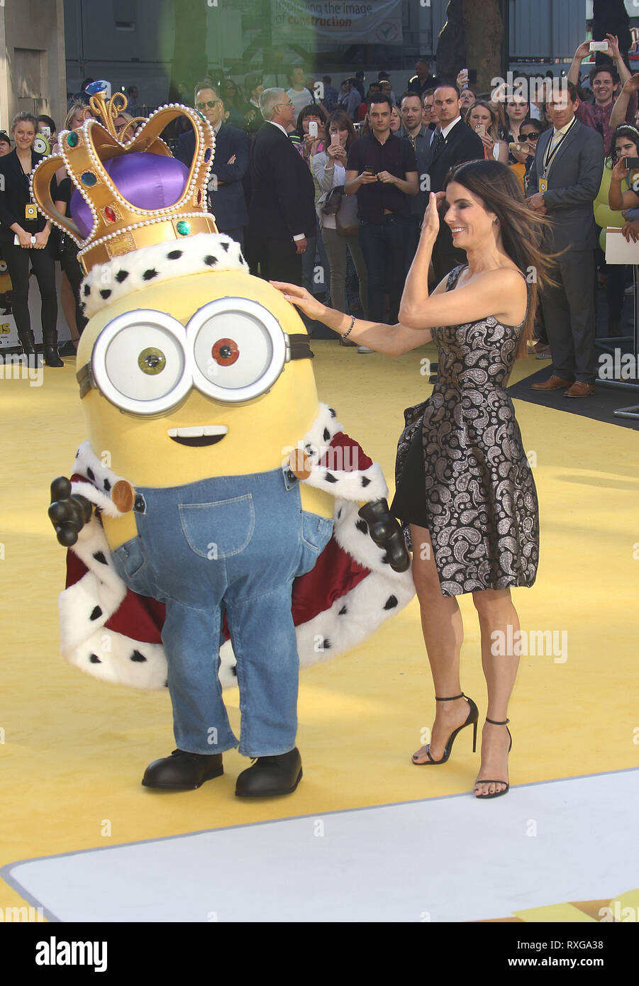 Minions attending world premiere minions odeon leicester square hi-res ...