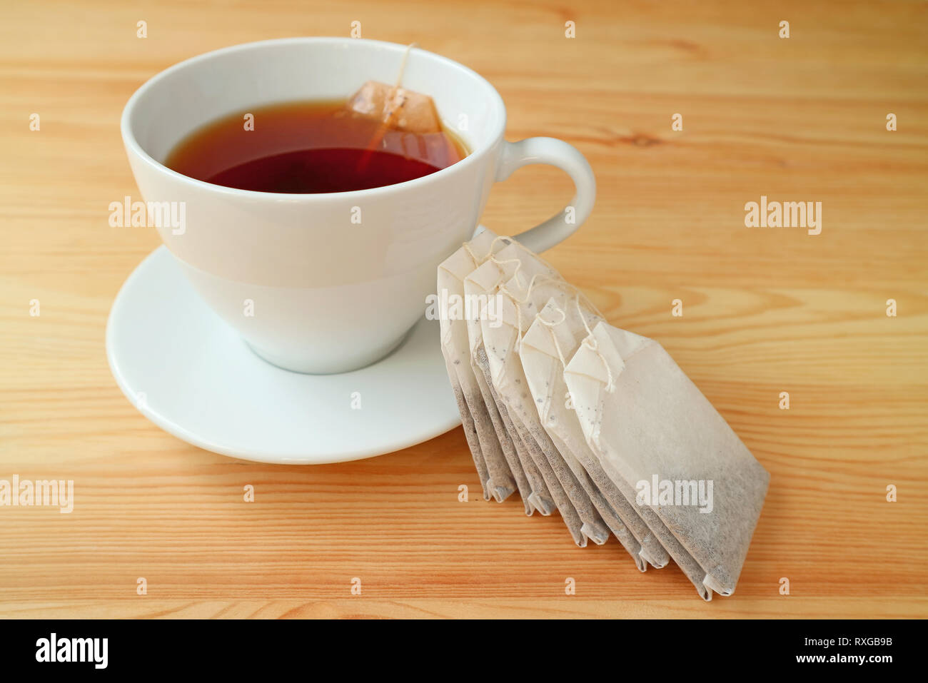 Three tea bags hi-res stock photography and images - Alamy