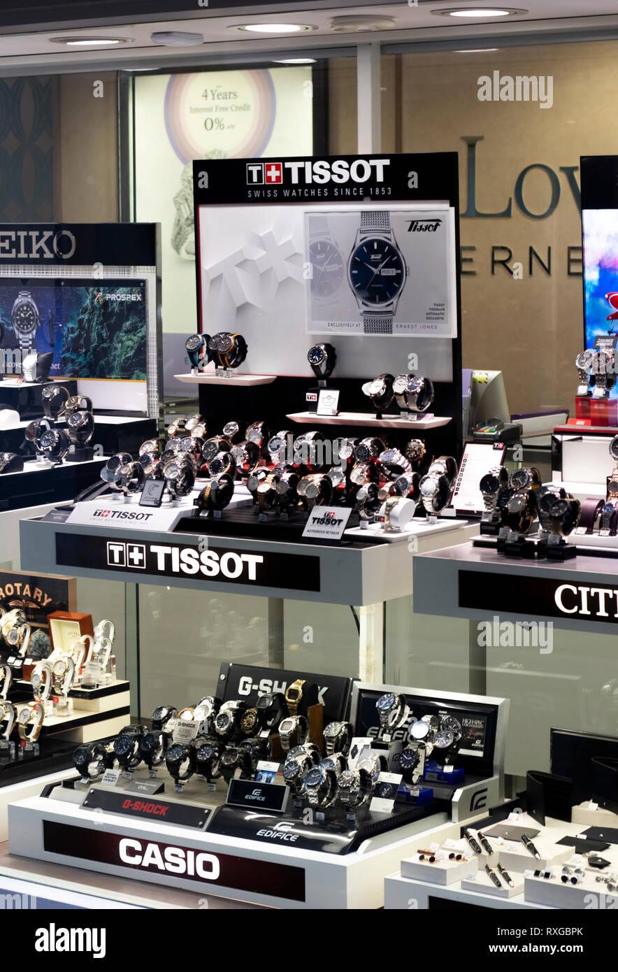 Tissot signage hi-res stock photography and images - Alamy