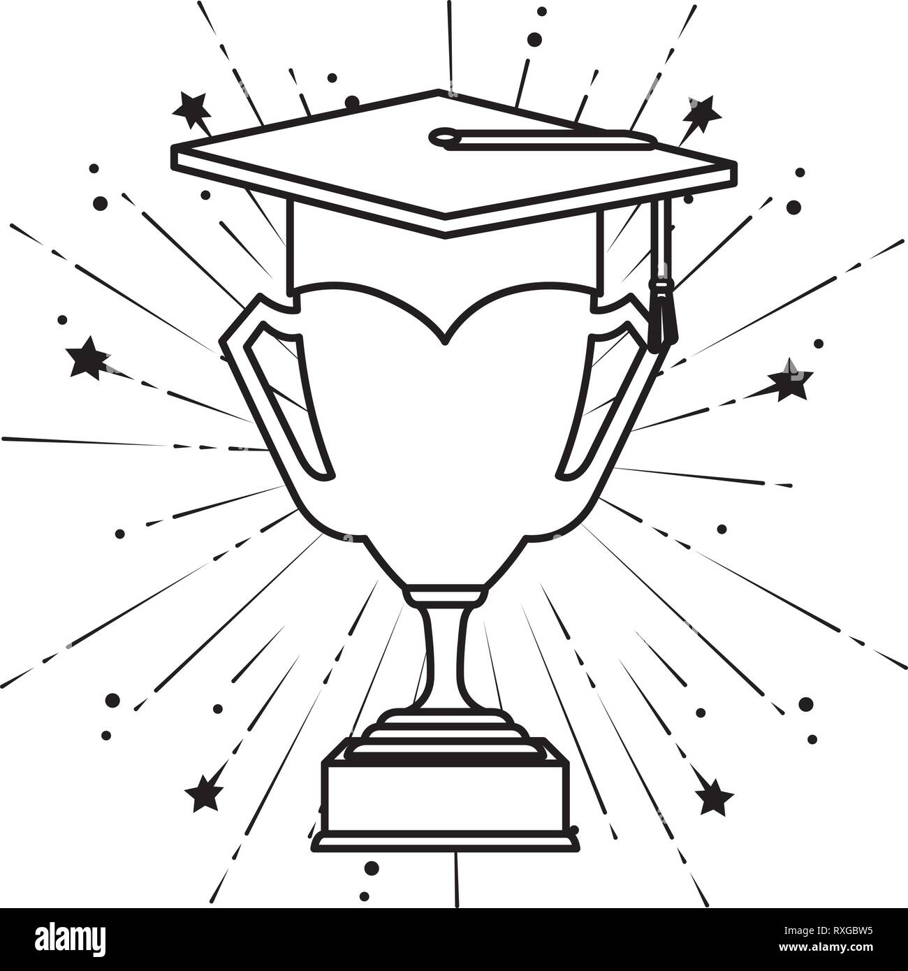 Student graduation diploma trophy hi-res stock photography and images ...