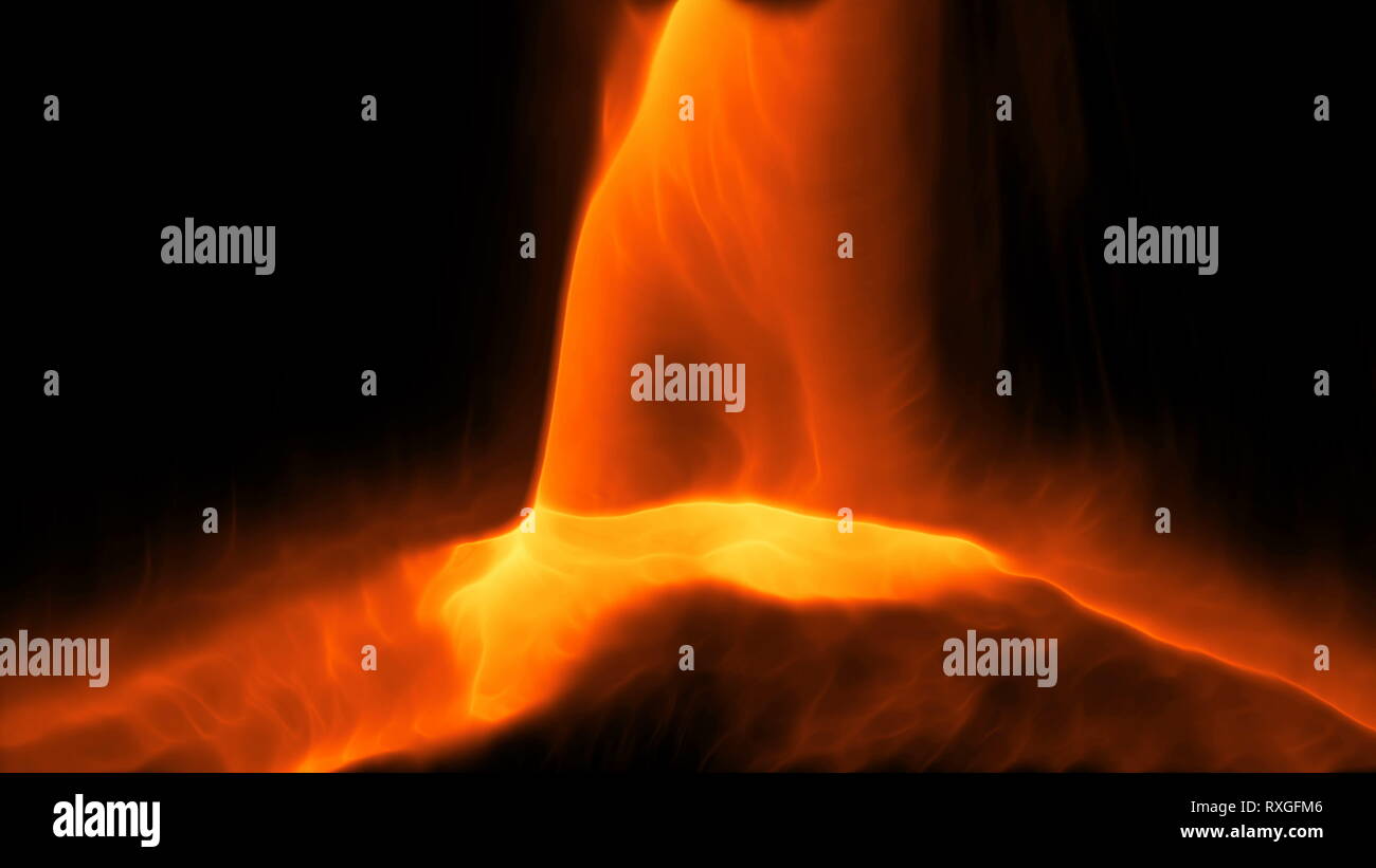 Beautiful particles fluids fall top down. Million particles Stock Photo ...