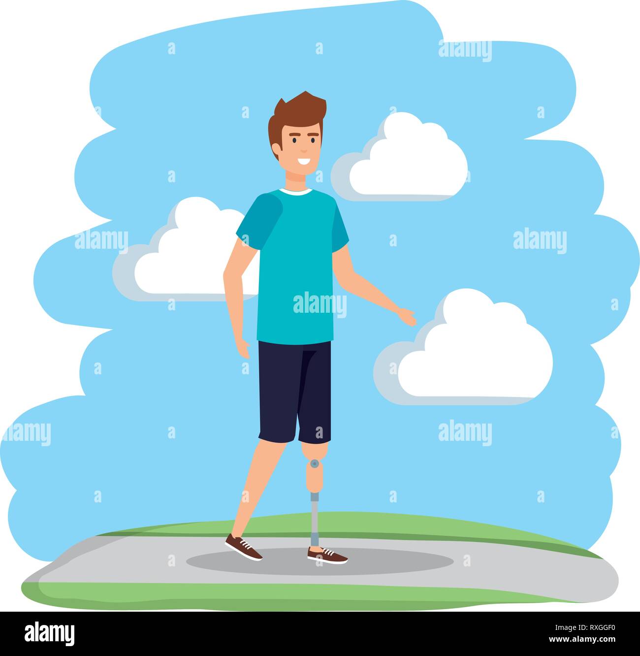 Future prosthesis Stock Vector Images - Alamy