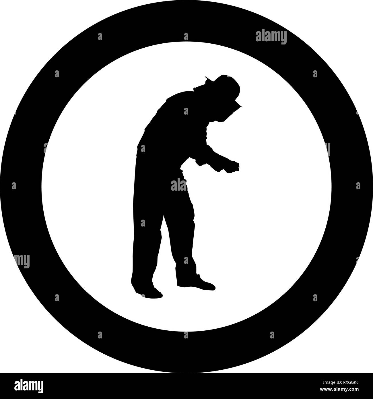 Beekeeper in protective outfit clothing with hat with grid of bee ...