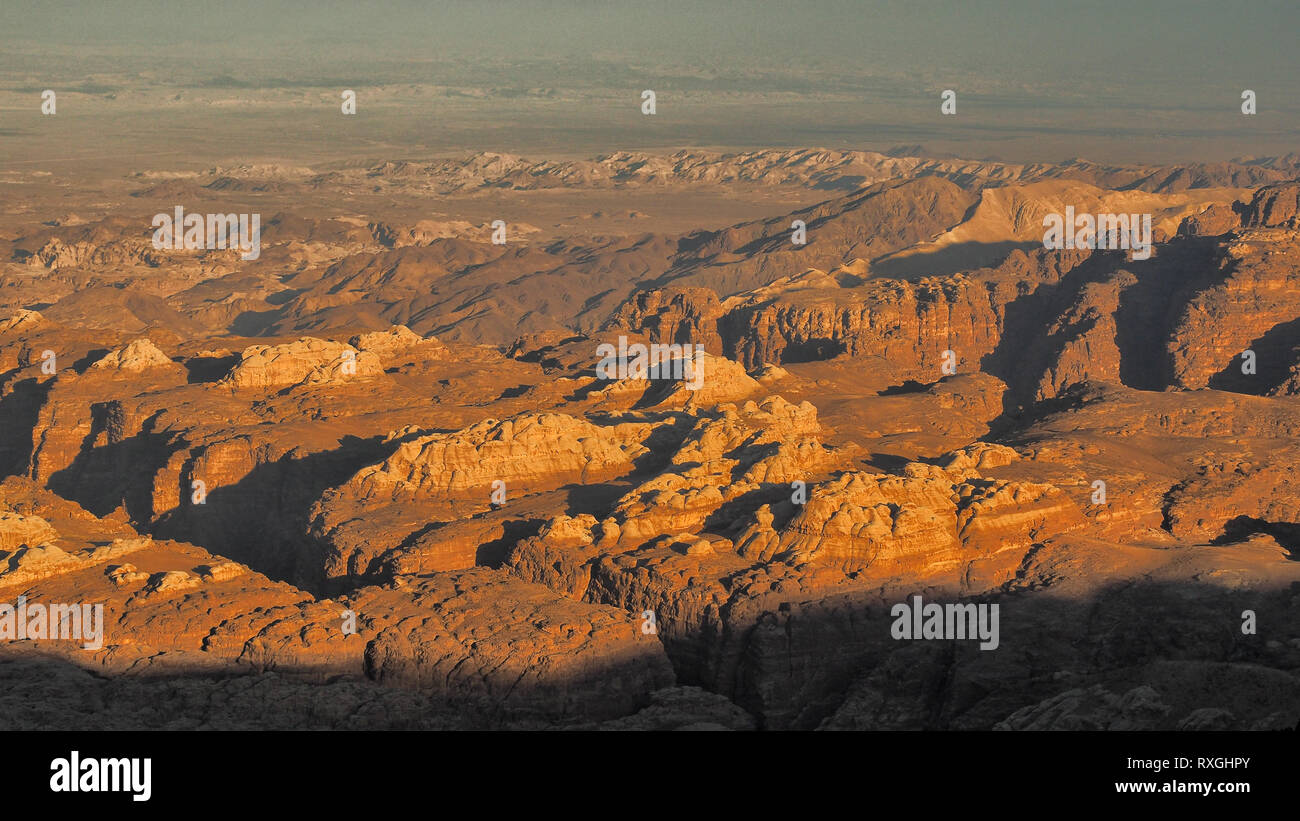 Ash Sharah Mountains. Jordan. A typical Jordanian landscape Stock Photo ...