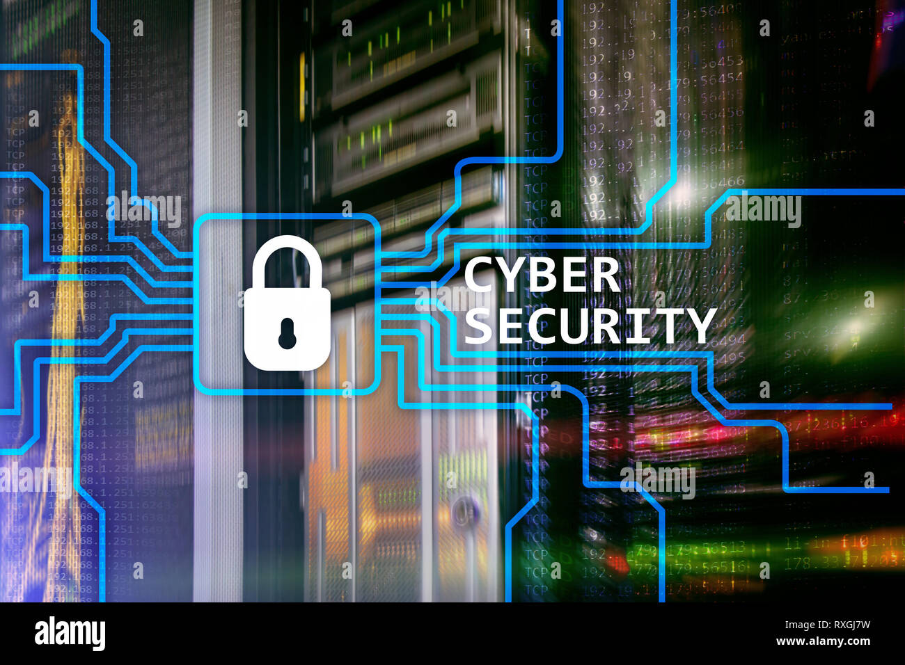 Cyber security, information privacy and data protection concept on ...