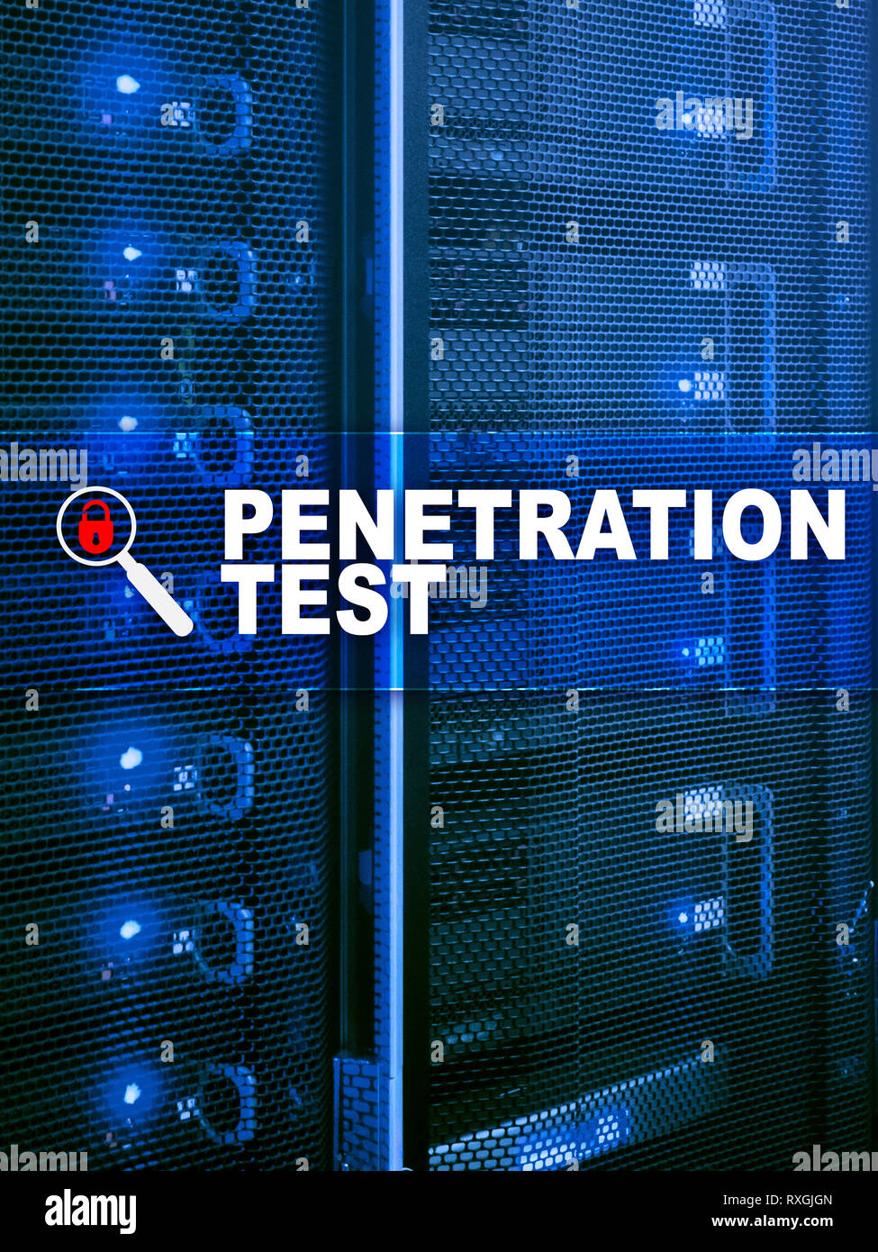 Penetration test. Cybersecurity and data protection. Hacker attack ...