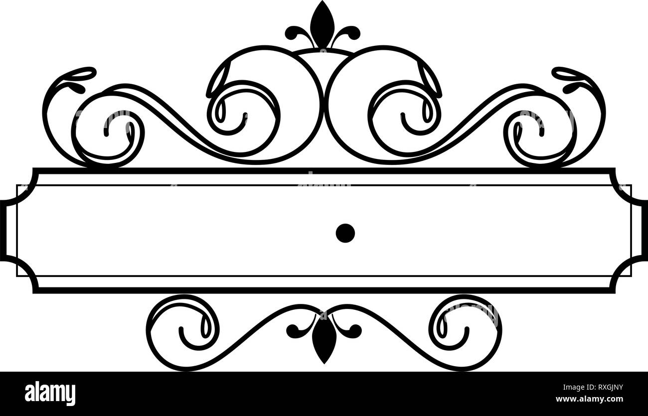 label victorian style icon Stock Vector Image & Art - Alamy