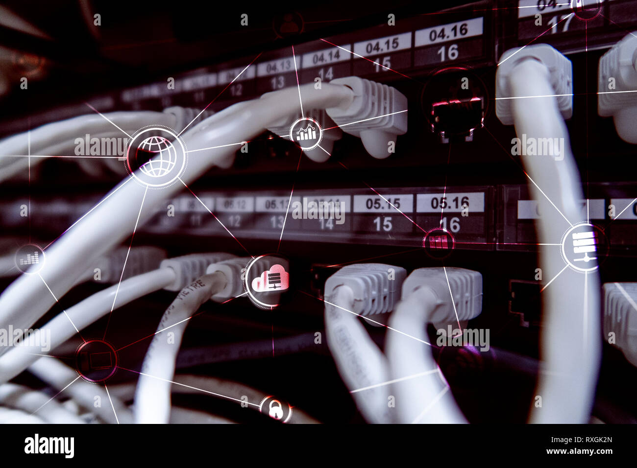 Virtual enterprise network architecture hi-res stock photography and ...