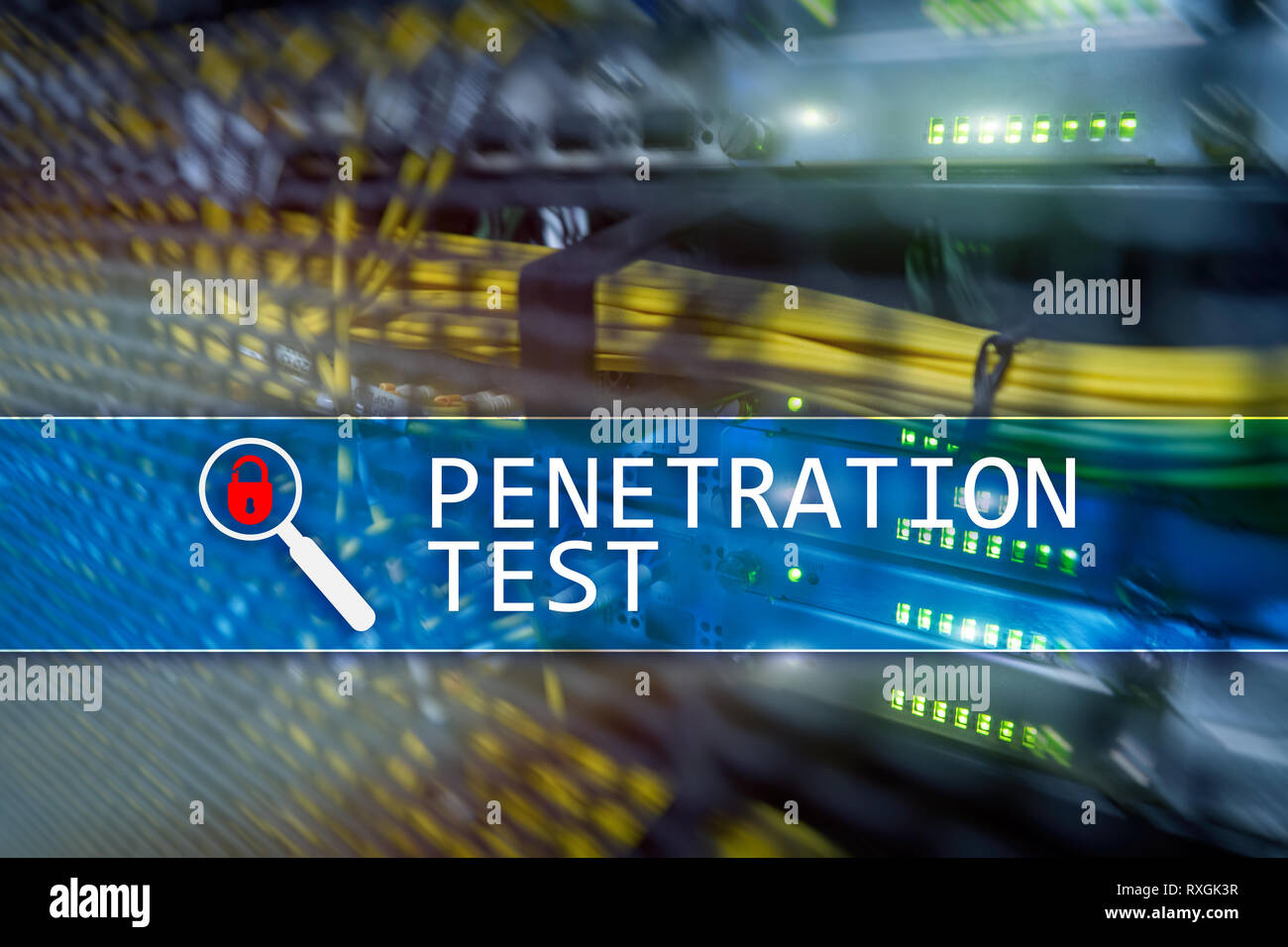 Penetration test. Cybersecurity and data protection. Hacker attack ...