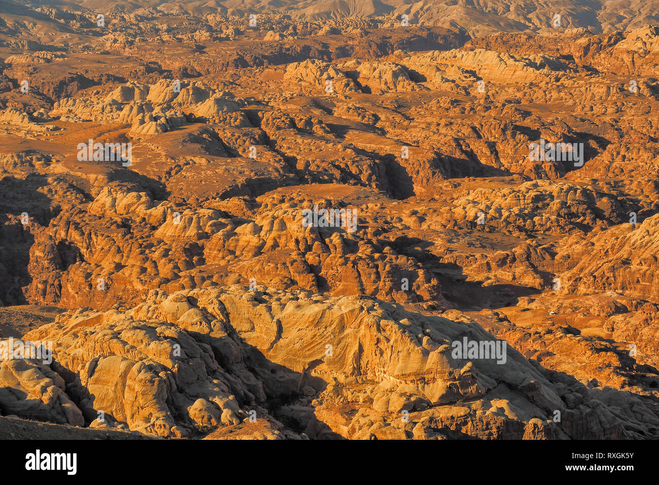 Ash Sharah Mountains. Jordan. A typical Jordanian landscape Stock Photo ...