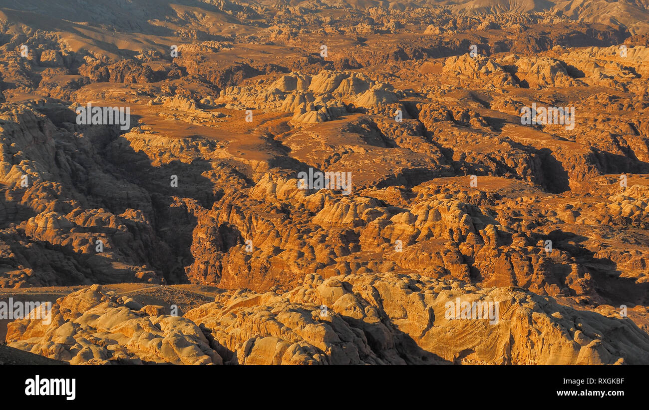 Ash Sharah Mountains. Jordan. A typical Jordanian landscape Stock Photo ...