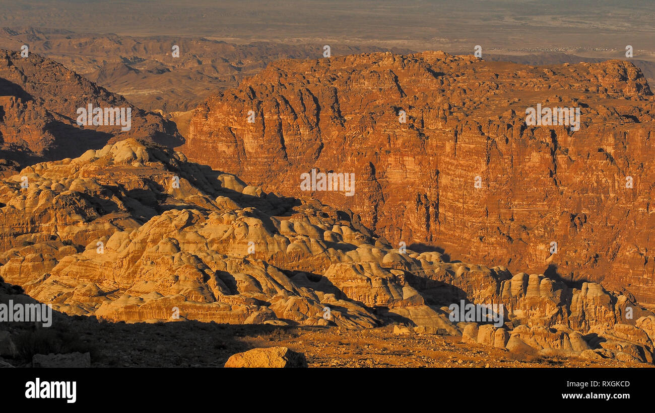 Ash Sharah Mountains. Jordan. A typical Jordanian landscape Stock Photo ...